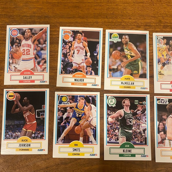 NBA | Toys | Vintage 99s Nba Basketball Collectible Cards Set Of 12 All ...